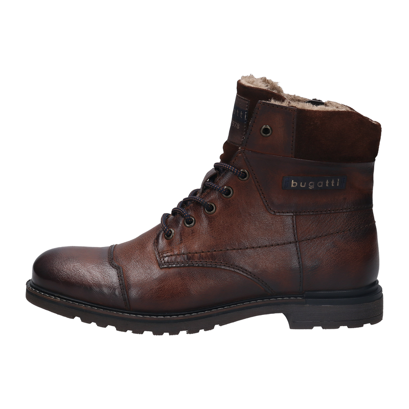 bugatti boots dark brown | High-quality leather | Comfortable zipper ...