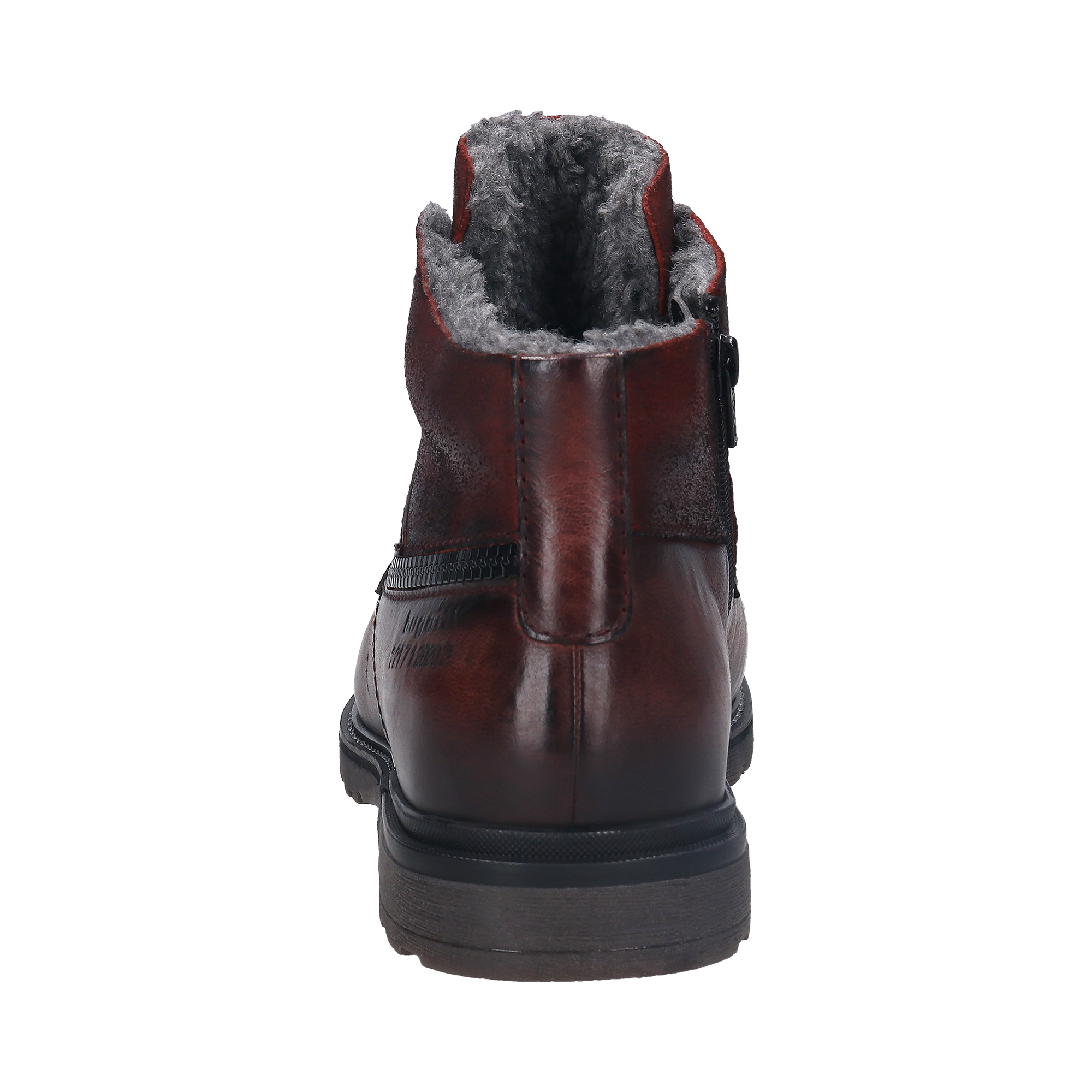 bugatti Stiefel dunkelrot | Warmes Futter | Breite Passform – bugatti shoes